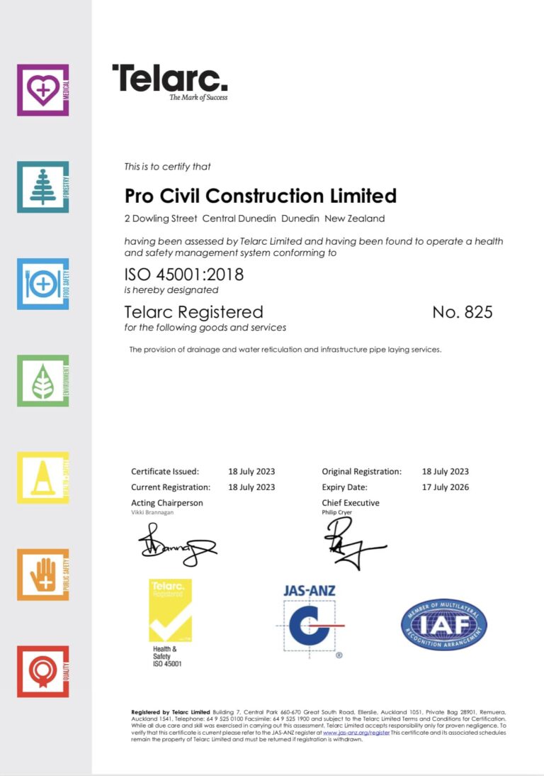 Our Health And Safety Systems Are Now Certified To An Iso 45001:2018 ...